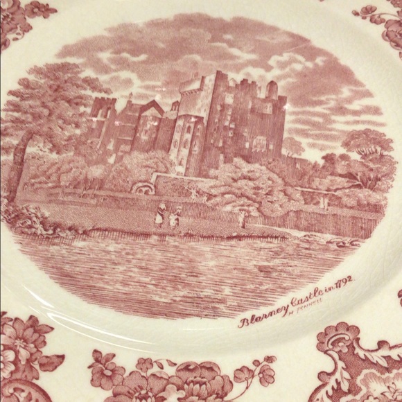 Antique | Dining | 2 Vintage 80s 10in Johnson Bros Old English Castles ...